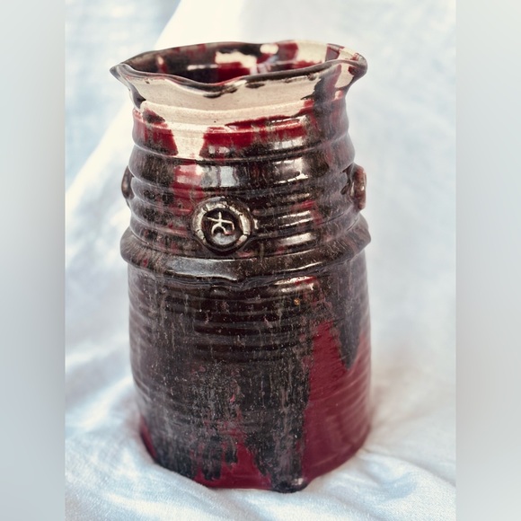 Sumida Gawa | Art | Antique Japanese Sumida Gawa Pottery Vase With ...